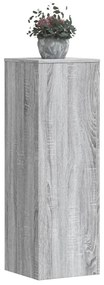 Stojany na rostliny 2 ks šedé sonoma 33 x 33 x 100 cm kompozit 3307887