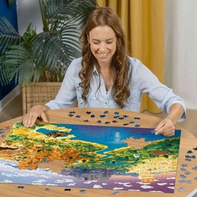 RAVENSBURGER Puzzle Svět Minecraftu 1500 dílků 80x60cm skládačka 2412000433