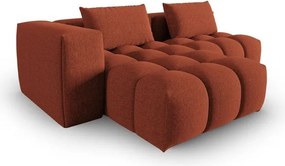 Rohová pohovka v terakotové barvě (levý roh/s lenoškou) Verona – Cosmopolitan Design