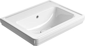 GSI Classic obdélníkové umyvadlo 60 x 46 cm bez otvoru pro baterii s přepadem keramické bílá ExtraGlaze 8731011