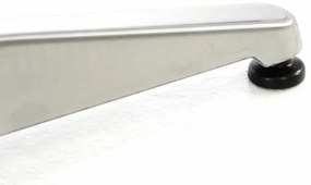 Garthen 46871 Barový stůl 110 cm kulatý - stříbrný