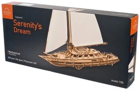 Ugears 3D Dřevěné mechanické puzzle Jachta The Ocean Beauty