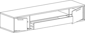 Casarredo - Komfort nábytek Obývací sestava SET1 PILETAS dub hickory