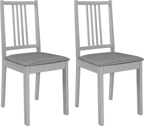 3dílný jídelní set MDF šedý 276397