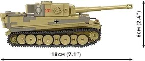 COBI 2734 II WW Panzer VI Tiger I no 131, 1:48, 442 k