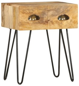 Noční stolek 40 x 30 x 50 cm masivní mangovníkové dřevo,  286124 HangarStore.cz