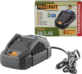 Procraft 20/2.4A - nabíječka pro 20V Li-ion baterie