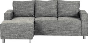 XXXLutz ROHOVÁ SEDAČKA, textil, šedá MID.YOU - Sedací soupravy - 001628000202