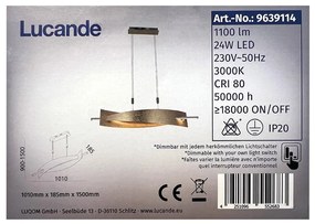 Lucande Lucande - LED Stmívatelný lustr na lanku MARIJA LED/24W/230V LW0806