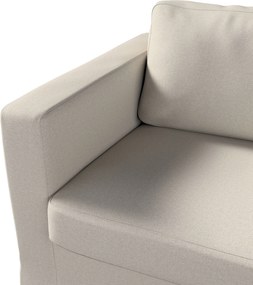 Potah na pohovku IKEA  Karlstad 3-místná, nerozkládací, dlouhý barva šedá látka pletený vzor