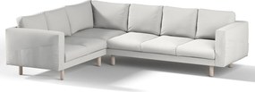 Potah na pohovku IKEA Norsborg rohová 5-místná barva šedá látka pletený vzor