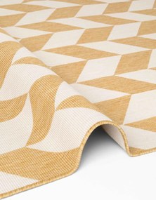 Ted Baker, Kusový koberec Ted Baker Haringey 106380 Yellow White, 200x300, žlutá, chodba / předsíň