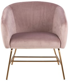Tapicerowane krzesło do salonu  Brudny róż BAON