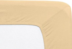 Florella Prostěradlo Avance Jersey 45 Vanilla, 180-190x200 cm