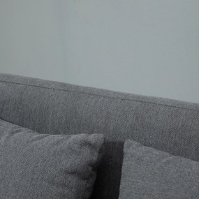 HOMCOM Dvoumístná rozkládací pohovka s polštáři, nastavitelné podnožky, sametový polyester, kaučukové dřevo, pěna, 2místná, potah látka| Aosom