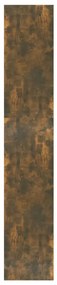 Knihovna/dělicí stěna kouřový dub 60x30x166 cm kompozitní dřevo