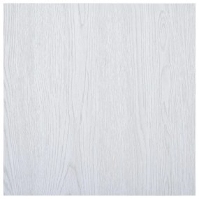 Samolepicí podlahové desky 5,11 m² PVC bílé