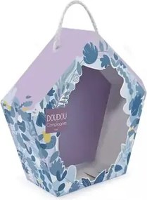 Doudou Dárková sada - hudební Plyšová hračka ptáček zelený 23 cm / od
