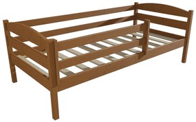 Vomaks Dětská postel DP 020 se zábranou Rozměr: 70 x 160 cm, Barva: moření dub