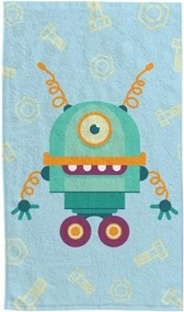 Dětský bavlněný ručník KIDS 008 30x50 cm modrý