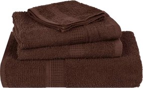 Ručníky FROGN 4 ks hnědé 100x200 cm 360 g/m² 136771