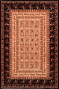 Kusový koberec vlněný Osta Kashqai 4301 102 béžový bordó Rozměr: 200x300 cm