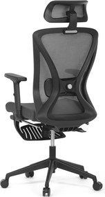 Kancelářská židle KA-S257 GREY, synchronní mechanismus, šedá síťovina (62 x 72) cm