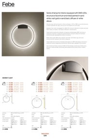 Redo 01-2835 - LED Stmívatelné nástěnné svítidlo FEBE LED/24W/230V zlatá