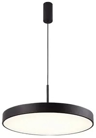 Moderní LED lustr Marcello 40 Cct černá s dálkovým ovládáním
