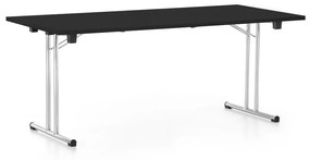 Skládací stůl 180 x 80 cm, černá