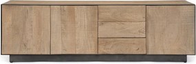 BIZZOTTO TV stolek HAROLD hnědý 180x44 cm 0747452