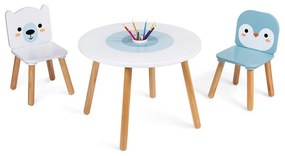 Janod Janod - Dřevěný stolek s židlemi LS0068