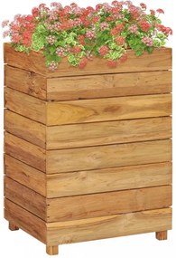 Zahradní truhlík teakové dřevo Dekorhome 50x40x72 cm