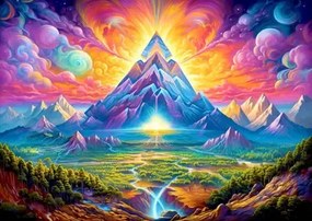 ENJOY Puzzle Pyramidy v lesích / 1000 dílků / od 14 let