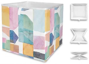 Úložná krabice abstract gems, 32x32cm