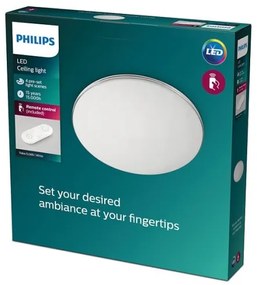 Philips - LED Stmívatelné stropní svítidlo TOBA LED/23W/230V 2700-6500K + DO