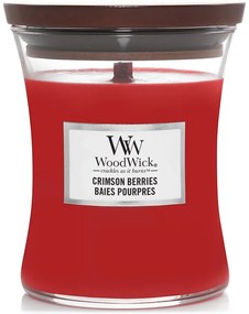 WoodWick – svíčka Crimson Berries (Červená jeřabina) Velikost: střední 275 g