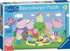 Ravensburger Prasátko Peppa: Piknik - 35 dílků / od 3 let