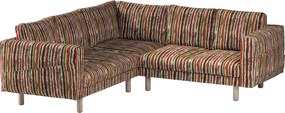 Potah na pohovku IKEA Norsborg rohová 4-místná barva vícebarevná látka pletený vzor, vzorované