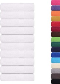 Ručníky FROGN 10 ks bílé 100x150 cm 360 g/m² 136659