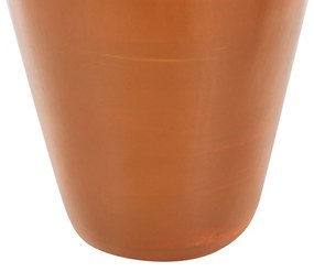 Pálená hlína Dekorativní váza 37 Oranžová KARFI Beliani