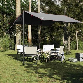 vidaXL Kempingová plachta 300 x 294 cm nepromokavá [94652] Barva: Šedá