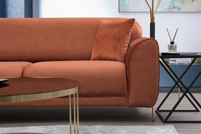 Designová sedačka Haylia 287 cm skořicová - levá