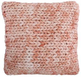 Růžovo - bílý polštář s výplní Floriano pink - 45*45cm