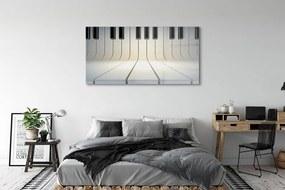 akrylový obraz klávesy piana 140x70 cm