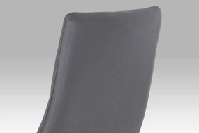 Autronic Jídelní židle HC-955 GREY šedá koženka