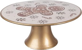 Plastový podnos na dort s perníčkem Gingerbread Magic - Ø 22*10 cm