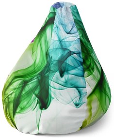 Sedací vak Pear barevný efekt, barevná