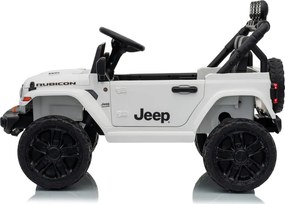 LEAN CARS Akumulátorové vozidlo Jeep Rubicon DK-JWR558 24 V, bílé