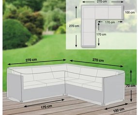 Ochranná plachta pro sedací soupravu L-Form XL (270x270x80 cm)